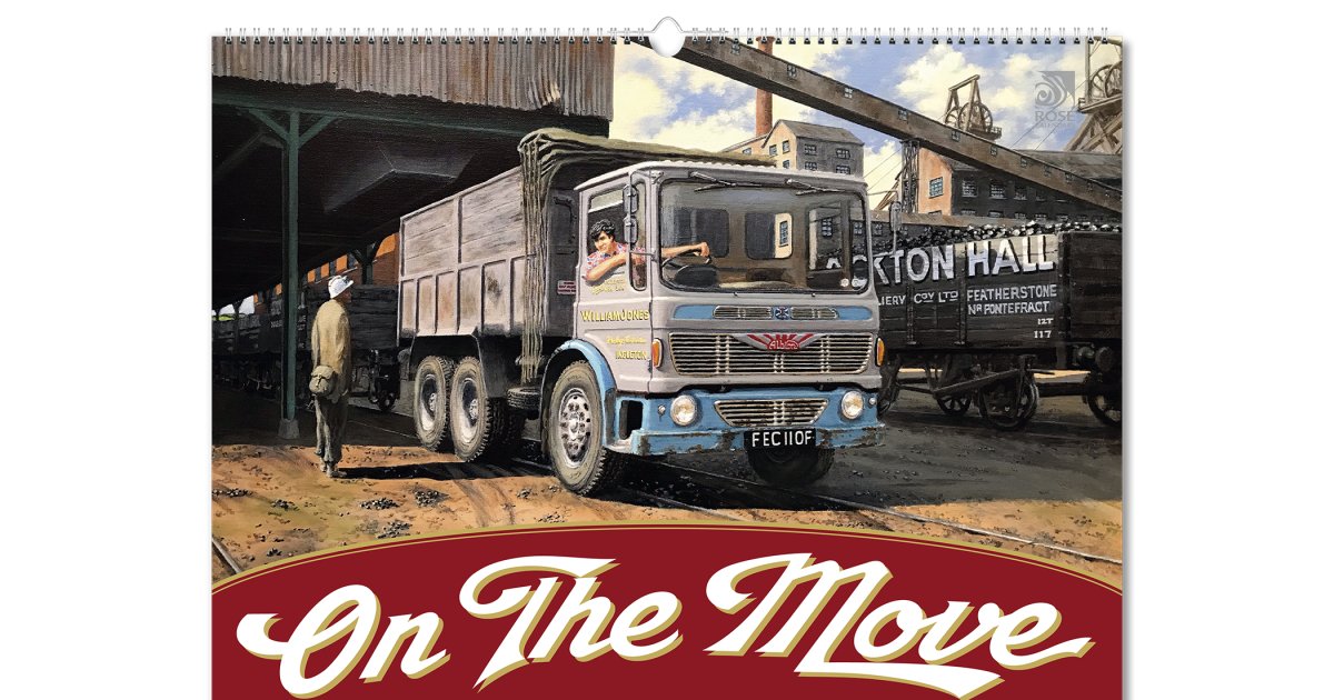 On the Move Promotional Wall Calendar | Brunel Promotions