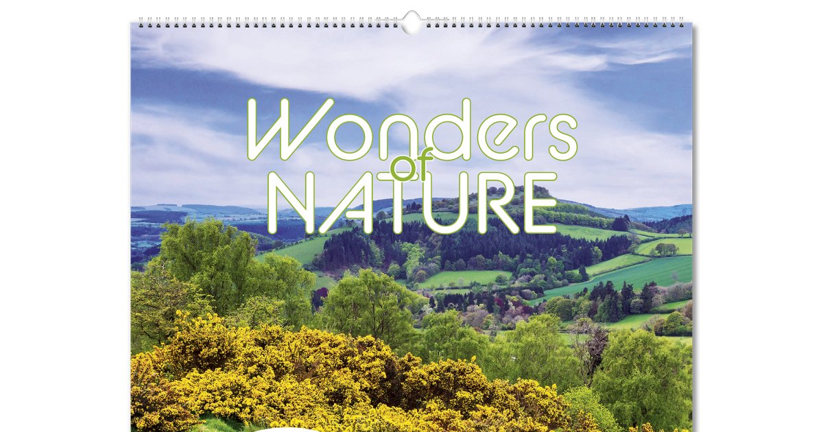 Wonders of Nature Promotional Wall Calendar | Brunel Promotions