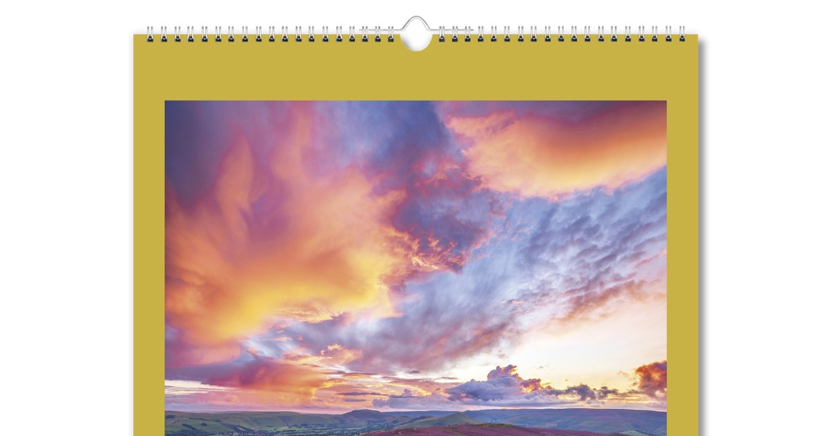 Aspects - 7 Leaf - OPTIMA Promotional Wall Calendar | Brunel Promotions