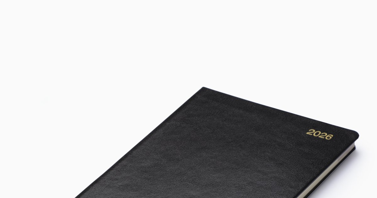 Strata Pocket Branded Diary – Ivory Pages | Brunel Promotions