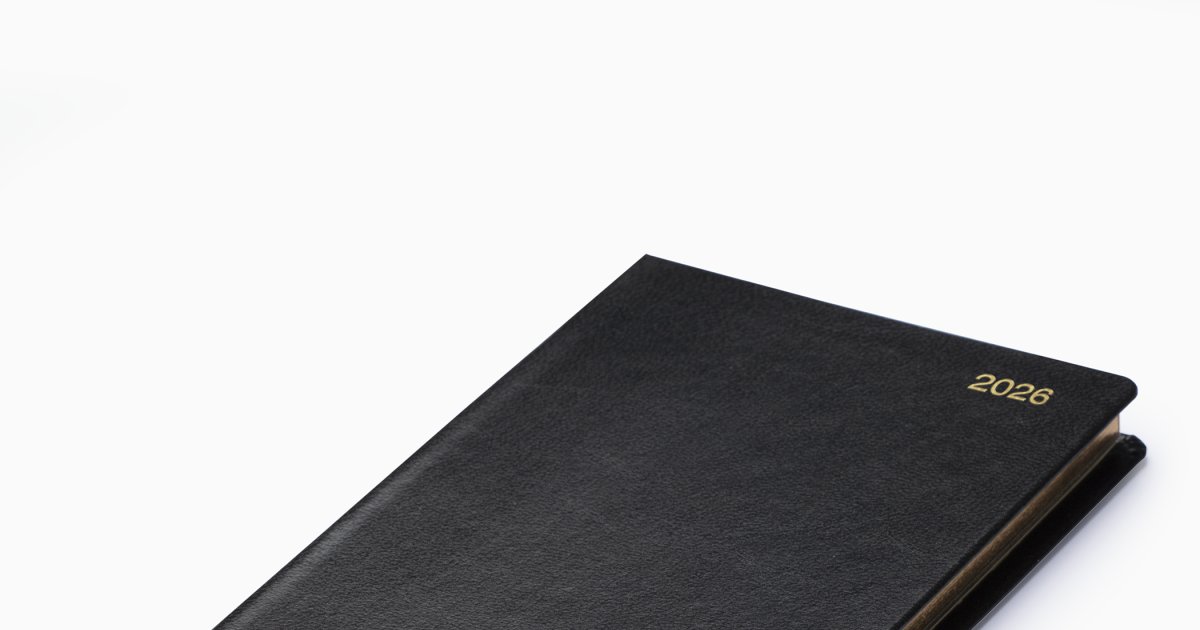 Strata Deluxe Pocket Branded Diary – Ivory Pages | Brunel Promotions