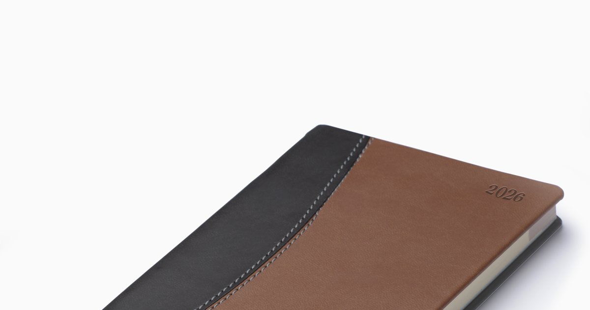 Sorrento Pocket Branded Diary - Ivory Pages | Brunel Promotions