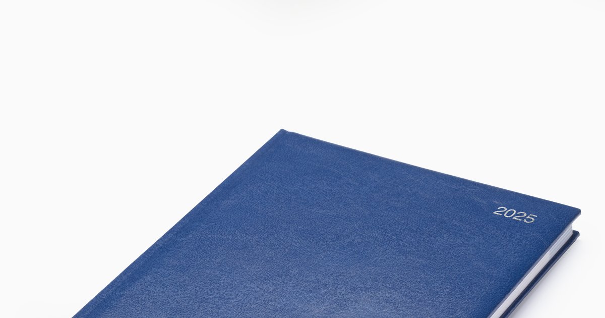 Strata A5 Weekly Branded Diary - White Pages | Brunel Promotions