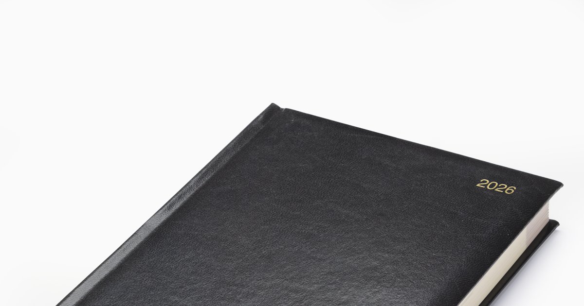 Strata A5 Daily Branded Diary - Ivory Pages | Brunel Promotions