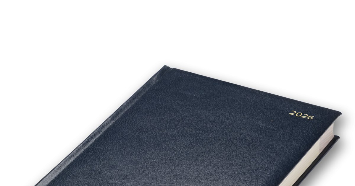 Strata A5 Daily Branded Diary - Ivory Pages | Brunel Promotions