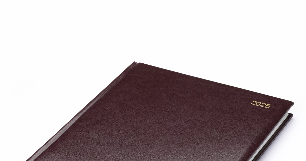 Strata Quarto Branded Diary - White Pages | Brunel Promotions