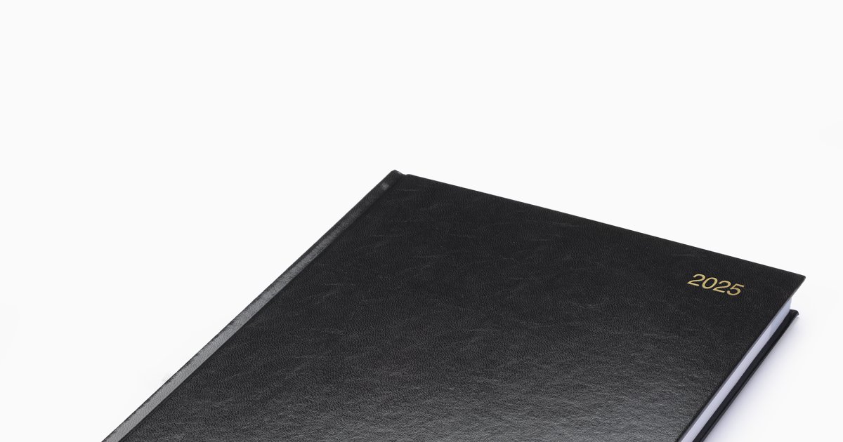 Strata A4 Branded Diary - White Pages | Brunel Promotions